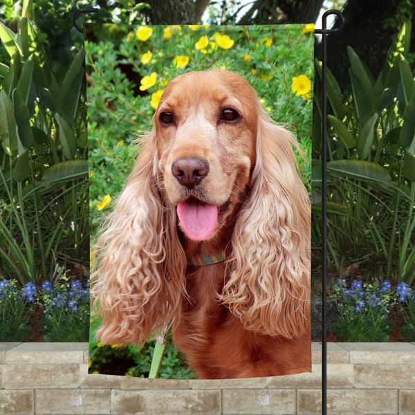 Cocker Spaniel Garden Flag - Etsy
