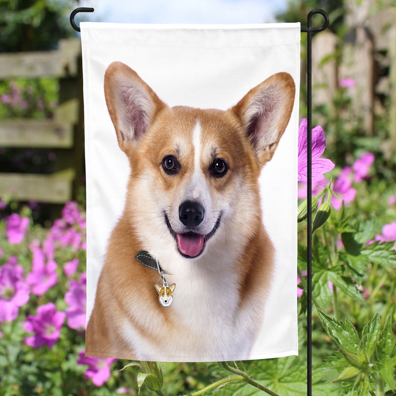 Corgi Garden Flag - Etsy