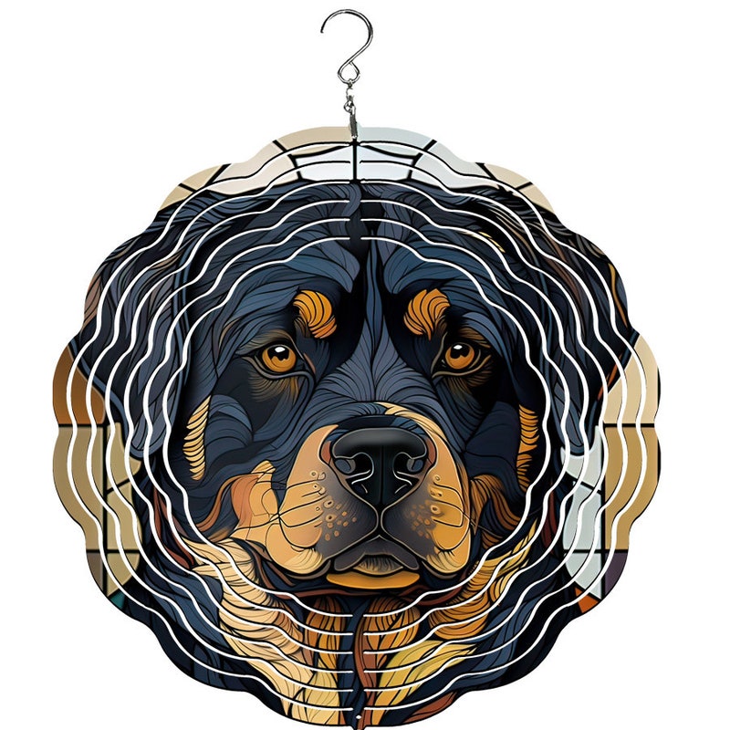 Rottweiler Stained Glass - Etsy