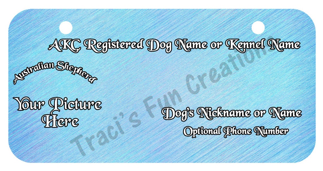 Crate Tags,choice of Designs Personalized With Your Dog's Name and ...