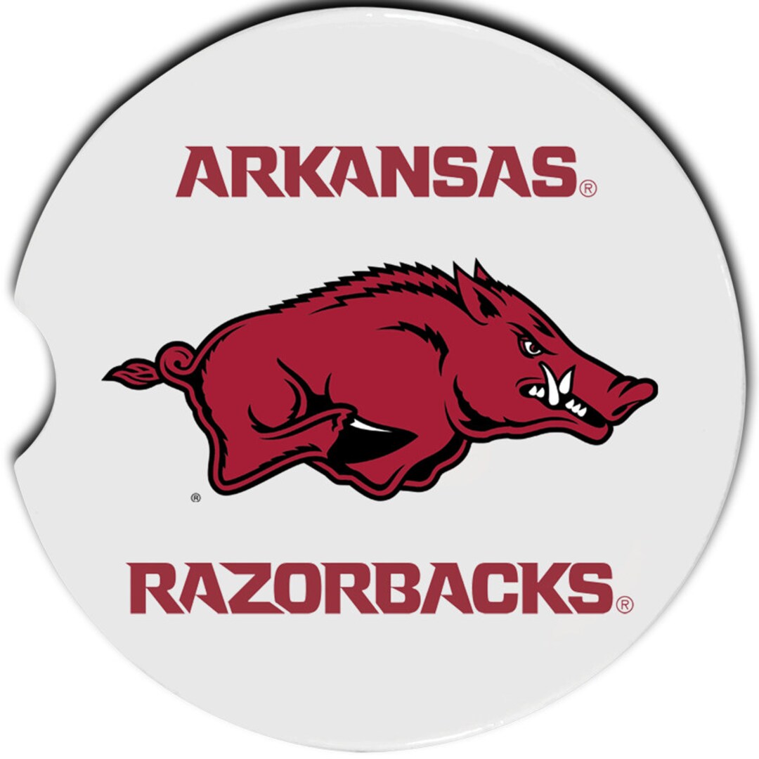 Arkansas Razorbacks | Car Coasters | Arkansas Coasters | Arkansas ...