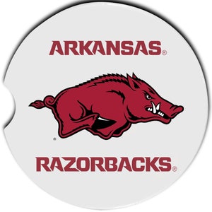 Arkansas Razorbacks | Car Coasters | Arkansas Coasters | Arkansas ...