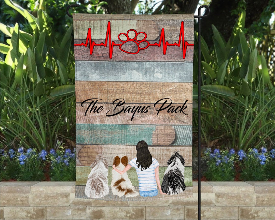 Personalized Dog Garden Flag, Dog Garden Flag,family Garden Flag ...