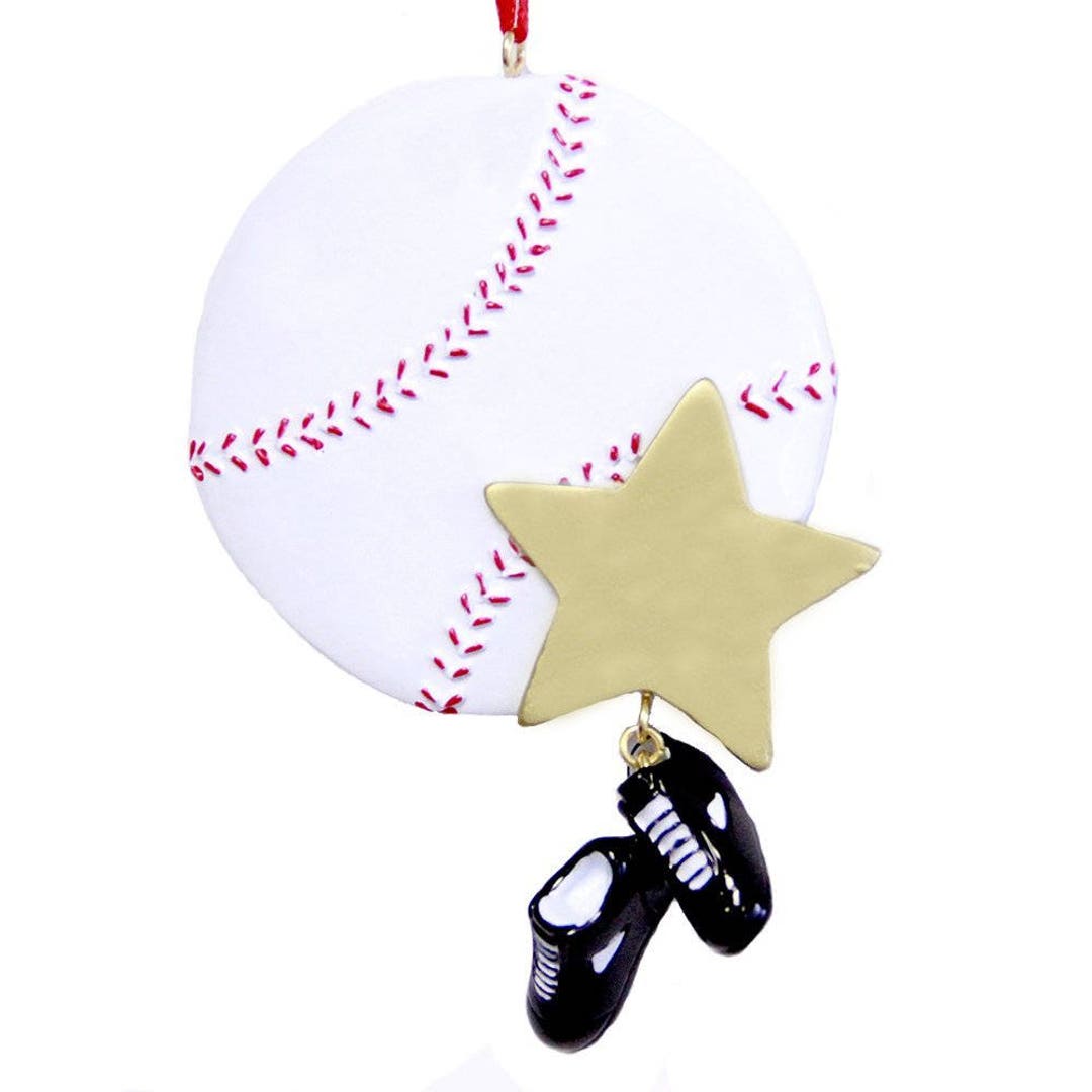 Baseball Ornament, Personalized Christmas Ornament, Ornament, Baseball ...