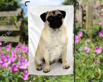 Pug Garden Flag - Etsy