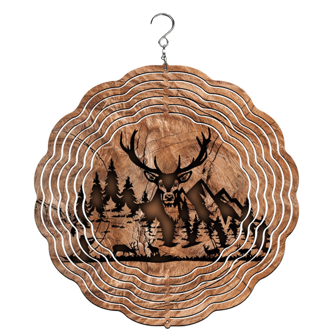 Deer Wind Spinner | 10" Windspinner | Wind Spinner | Deer Lovers | Deer ...
