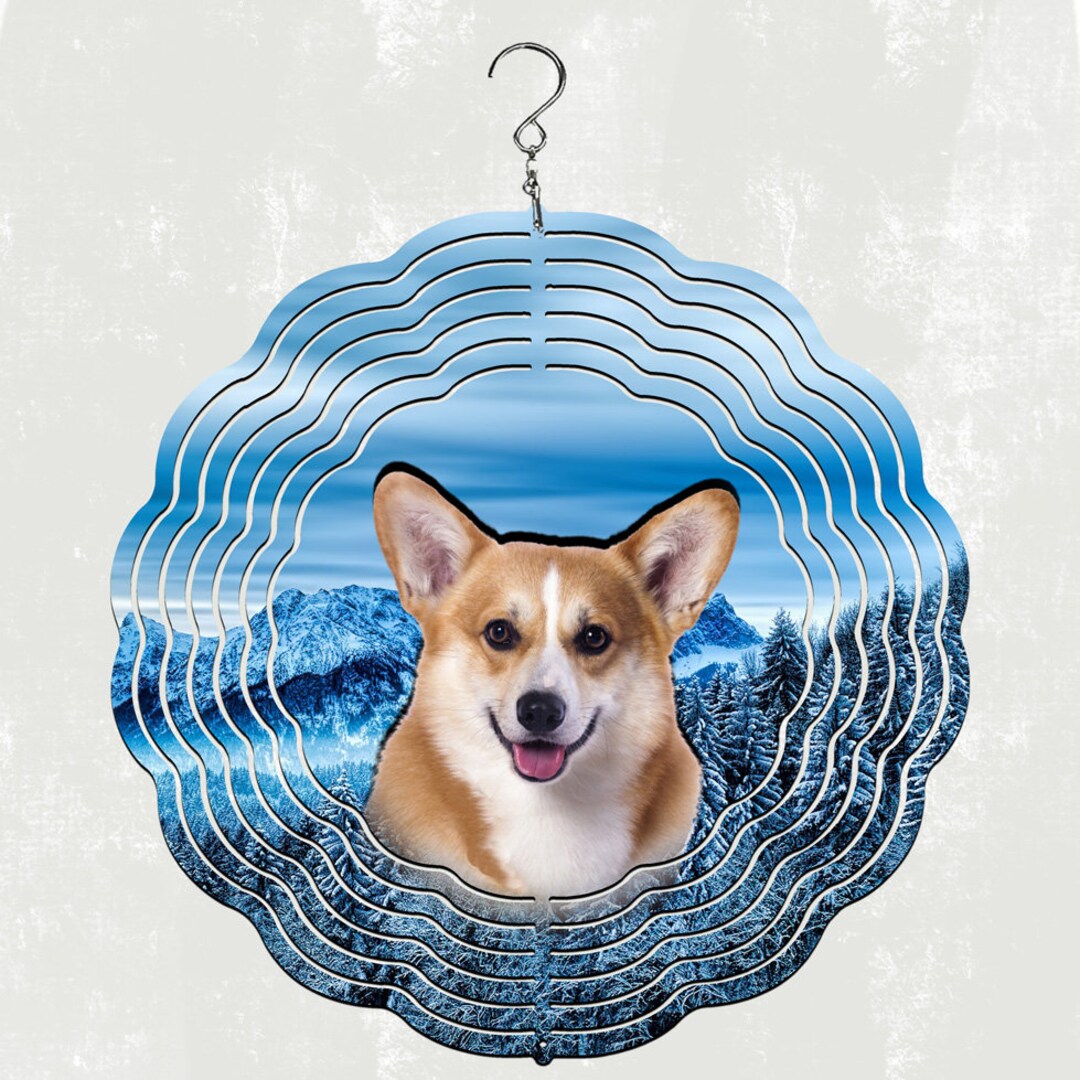 Corgi Wind Spinner | 10" Windspinner | Wind Spinner | Corgi Lovers ...