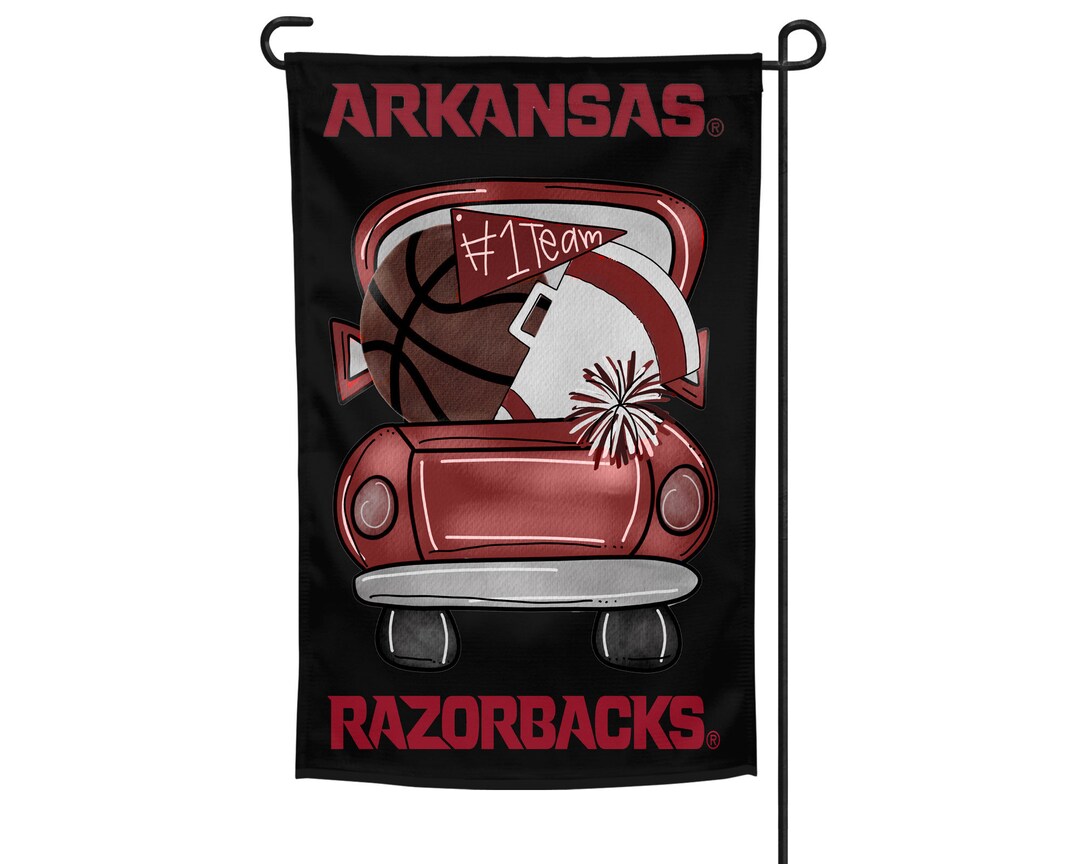 Arkansas Razorbacks Personalized Basketball Garden Flag,arkansas ...