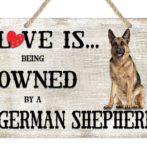 German Shepherd Sign - Etsy