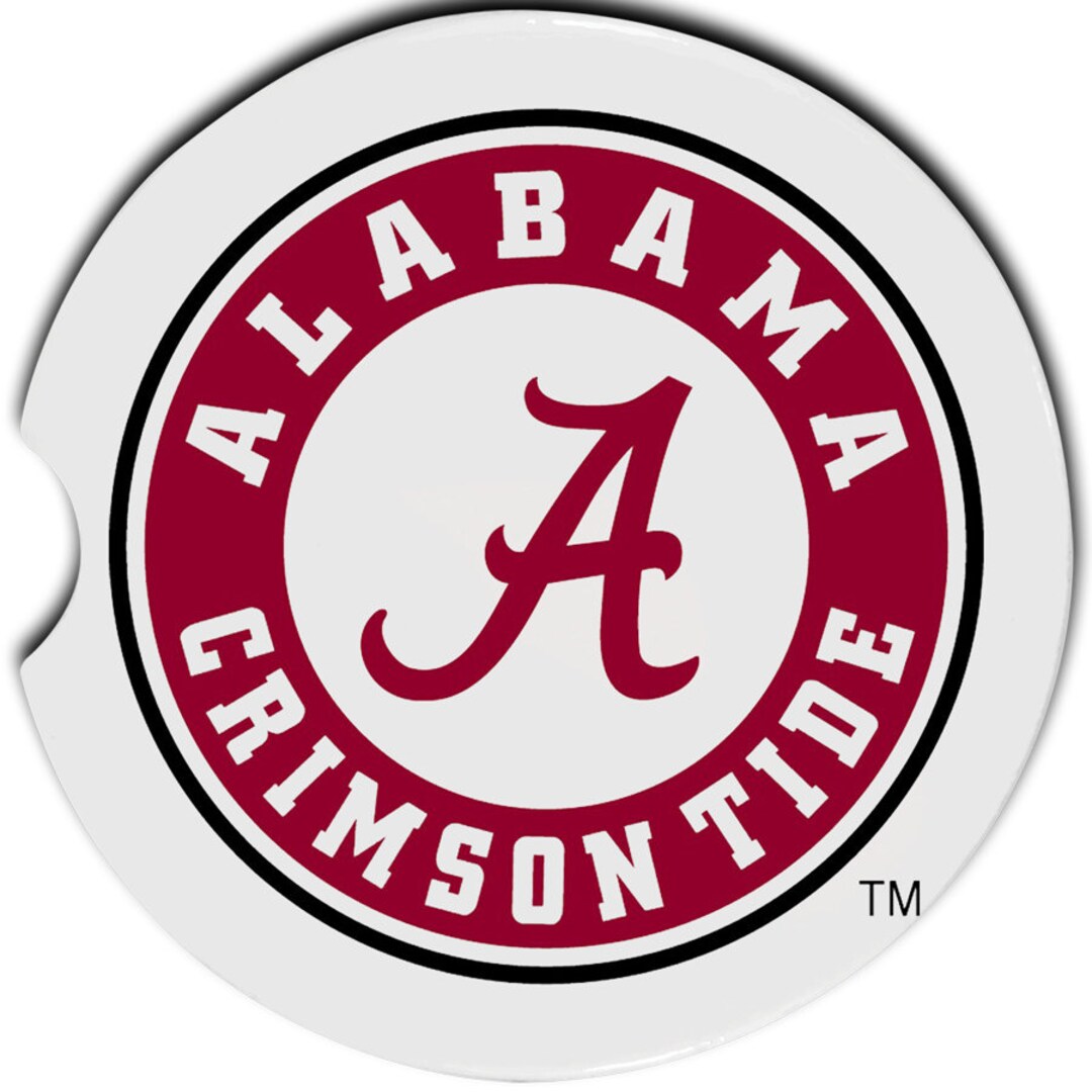 Alabama Roll Tide Sandstone Car Coasters | University of Alabama Car ...