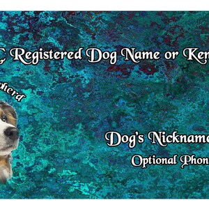 Crate Tags,choice of Designs Personalized With Your Dog's Name and ...