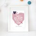 Personalised Teacher Print, Thank You Teacher, It Takes a Big Heart to ...