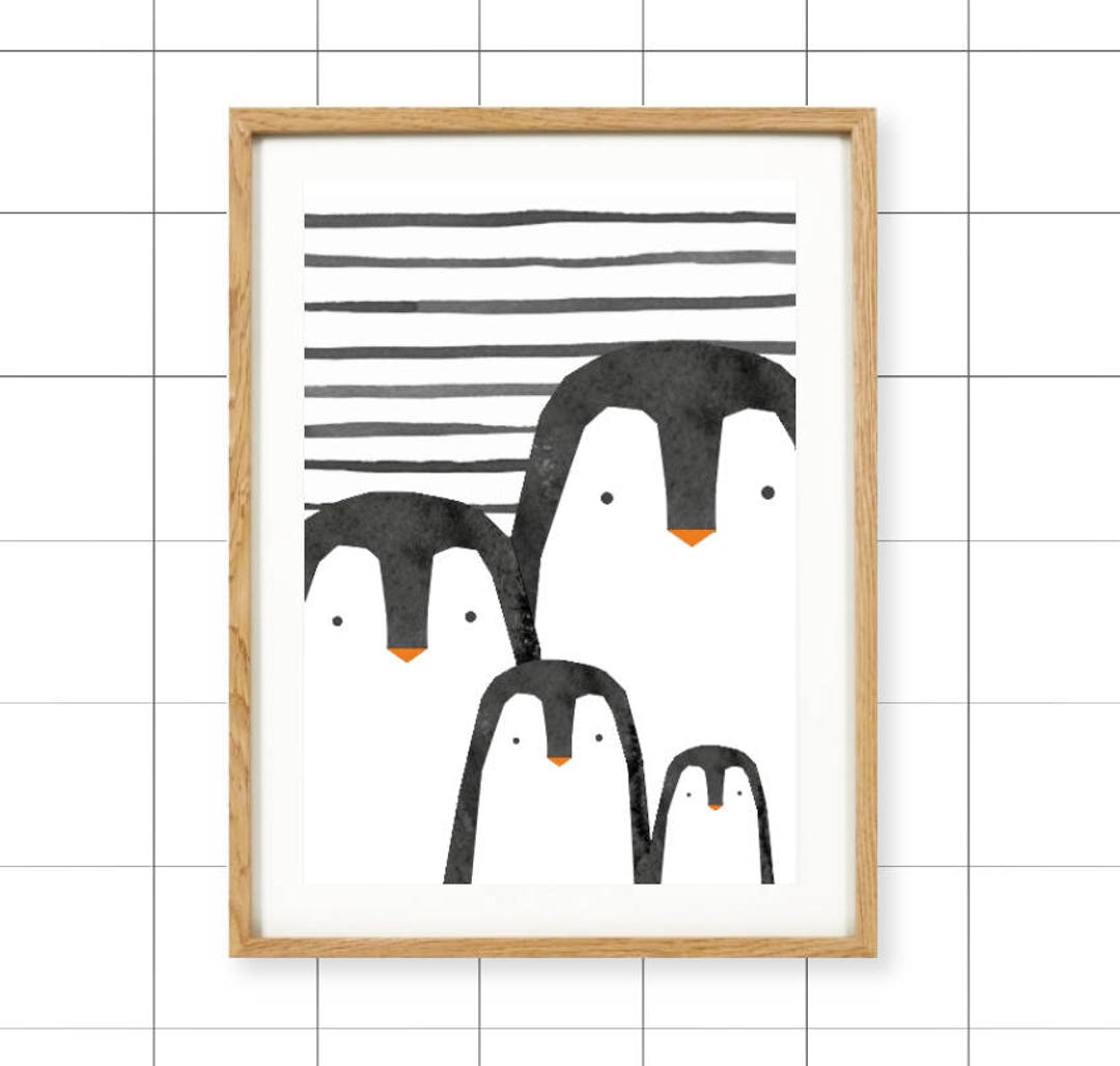 SALE 50% OFF A4 Scandi Print Cool Cat Monochrome With Hot - Etsy