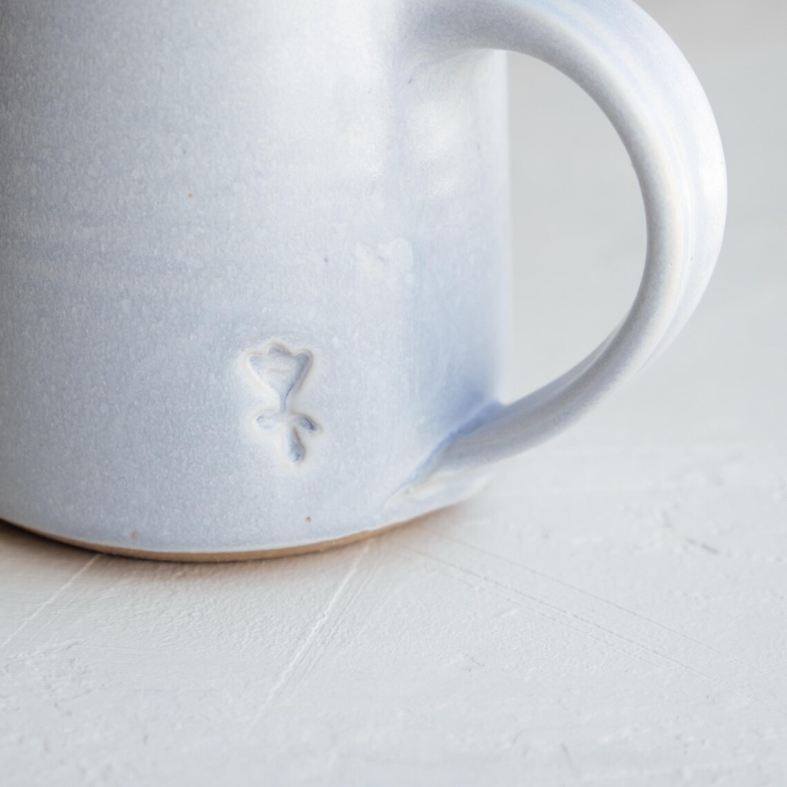 Handmade Ceramic Tulip Mug - Powder Blue - Etsy