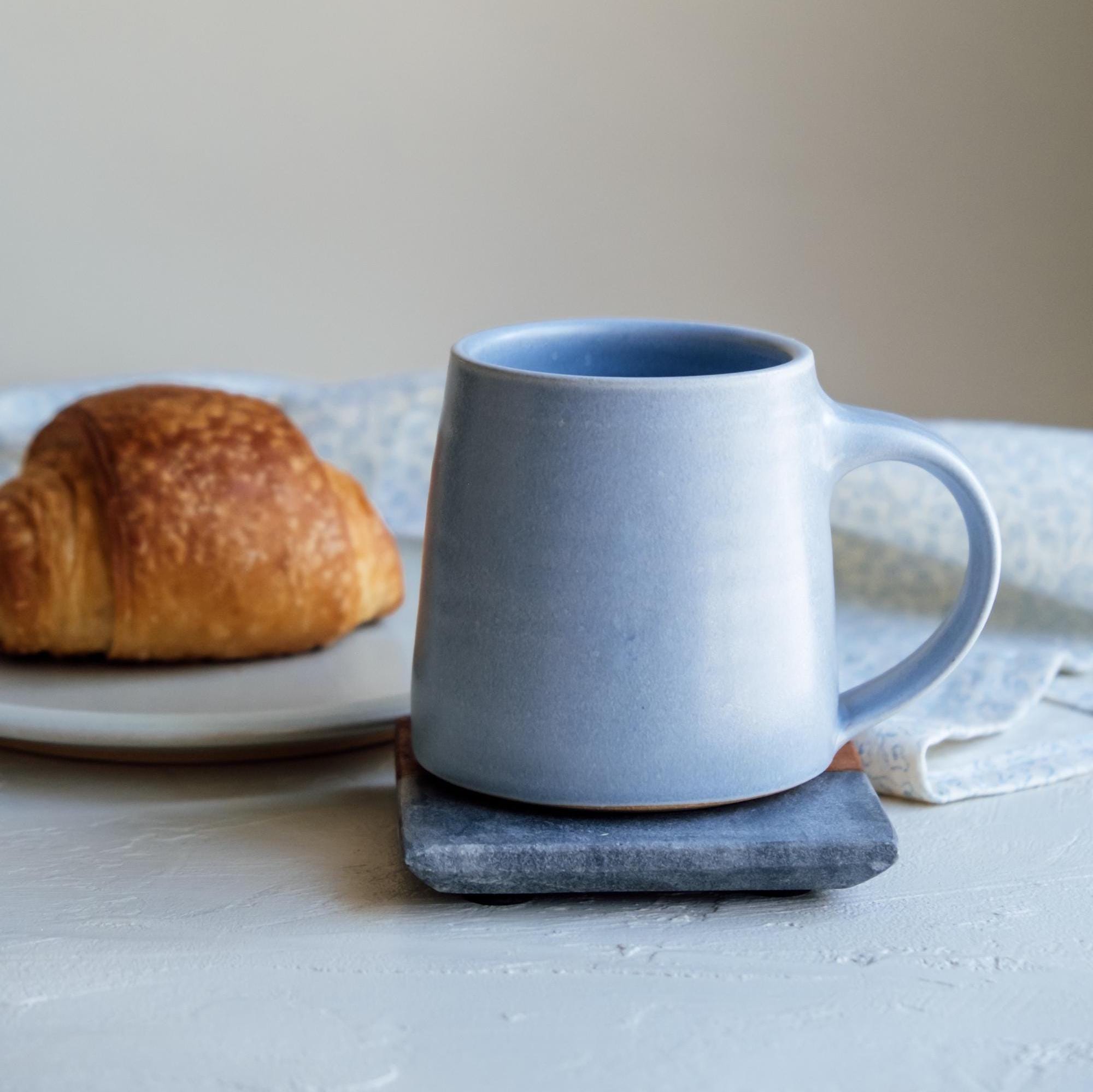 Handmade Ceramic Mug - Powder Blue - Etsy