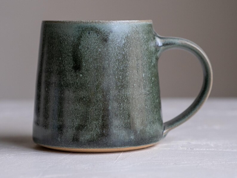 Handmade Ceramic Mug - Evergreen - Etsy