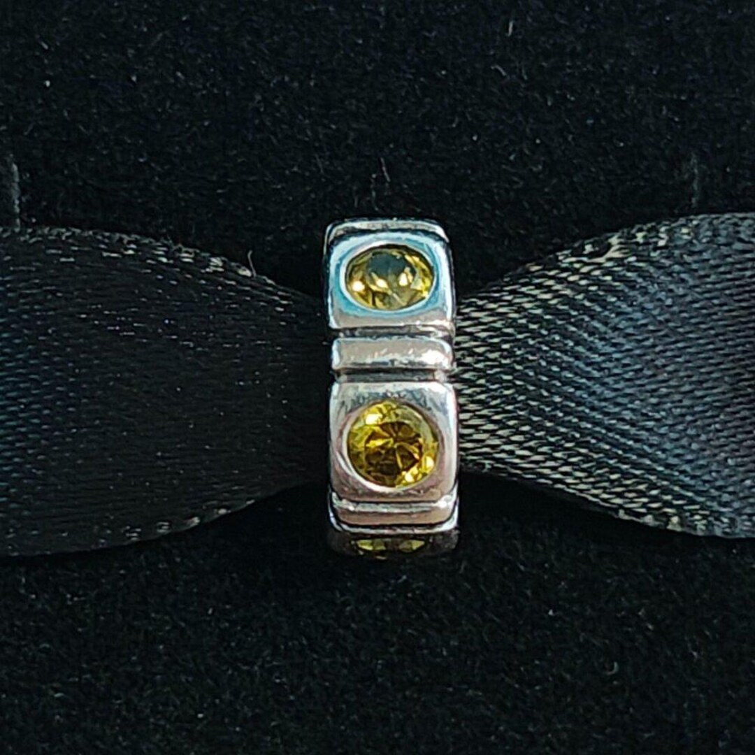 Authentic Pandora Retired Trinity Green CZ Spacer 790368GCZ Sterling ...
