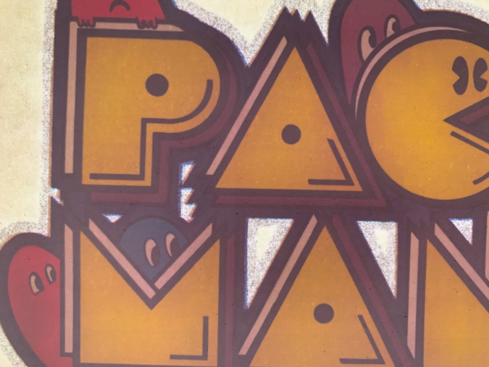 Pac-man Vintage Glitter Iron on Heat Transfer - Etsy