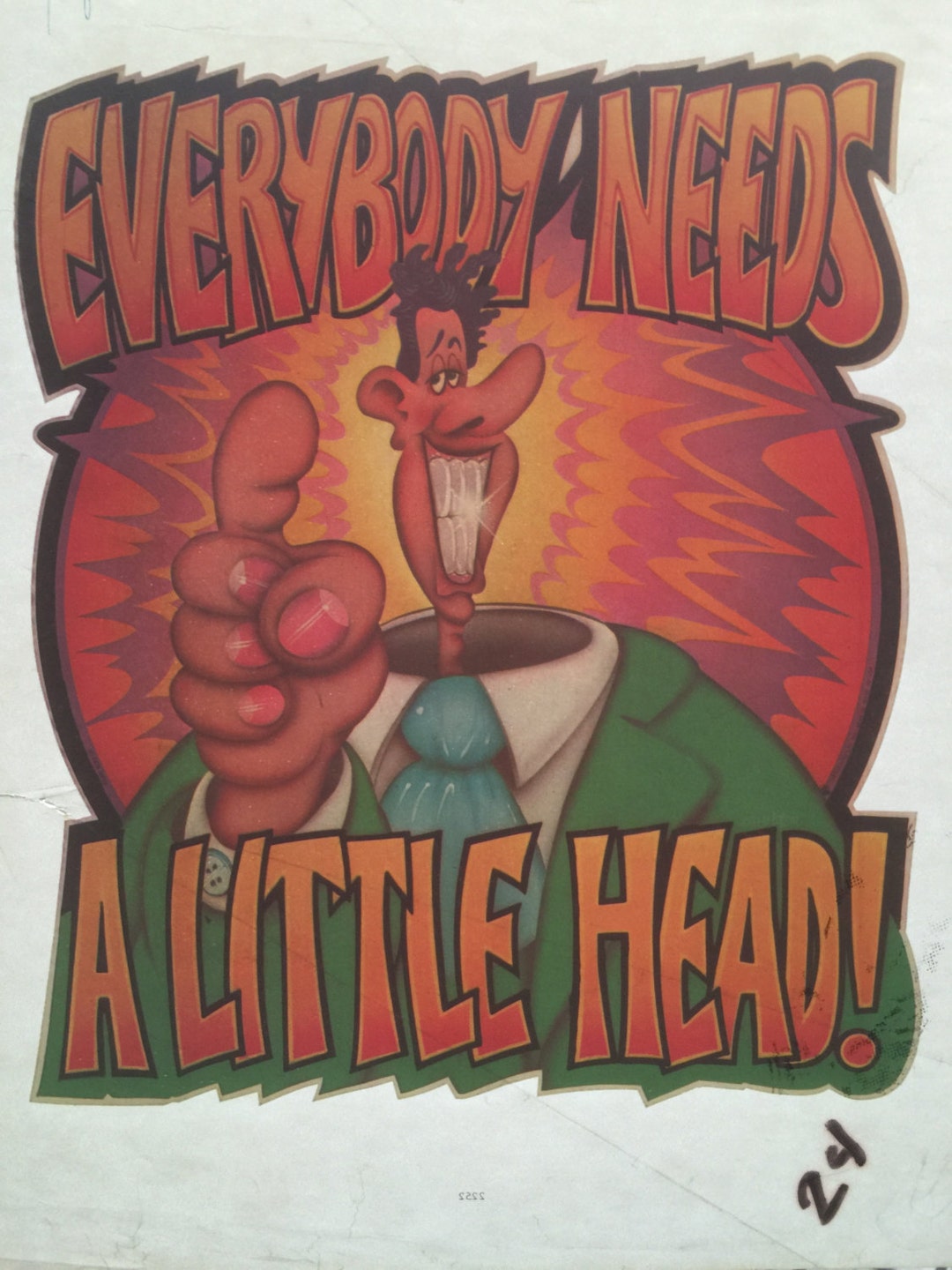Everybody Needs A Little Head Vintage Iron on Heat Transfer - Etsy
