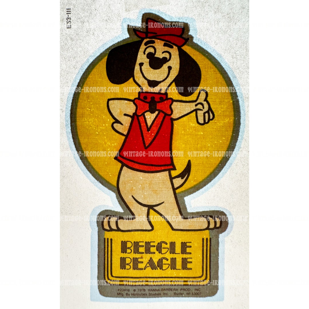 Hanna-barbera Beegle Beagle Vintage Iron on Heat Transfer - Etsy