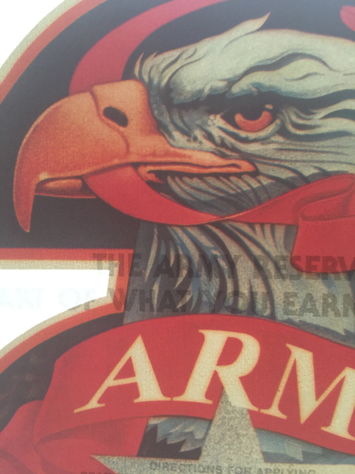 Army Reserve Vintage Iron on Heat Transfer - Etsy