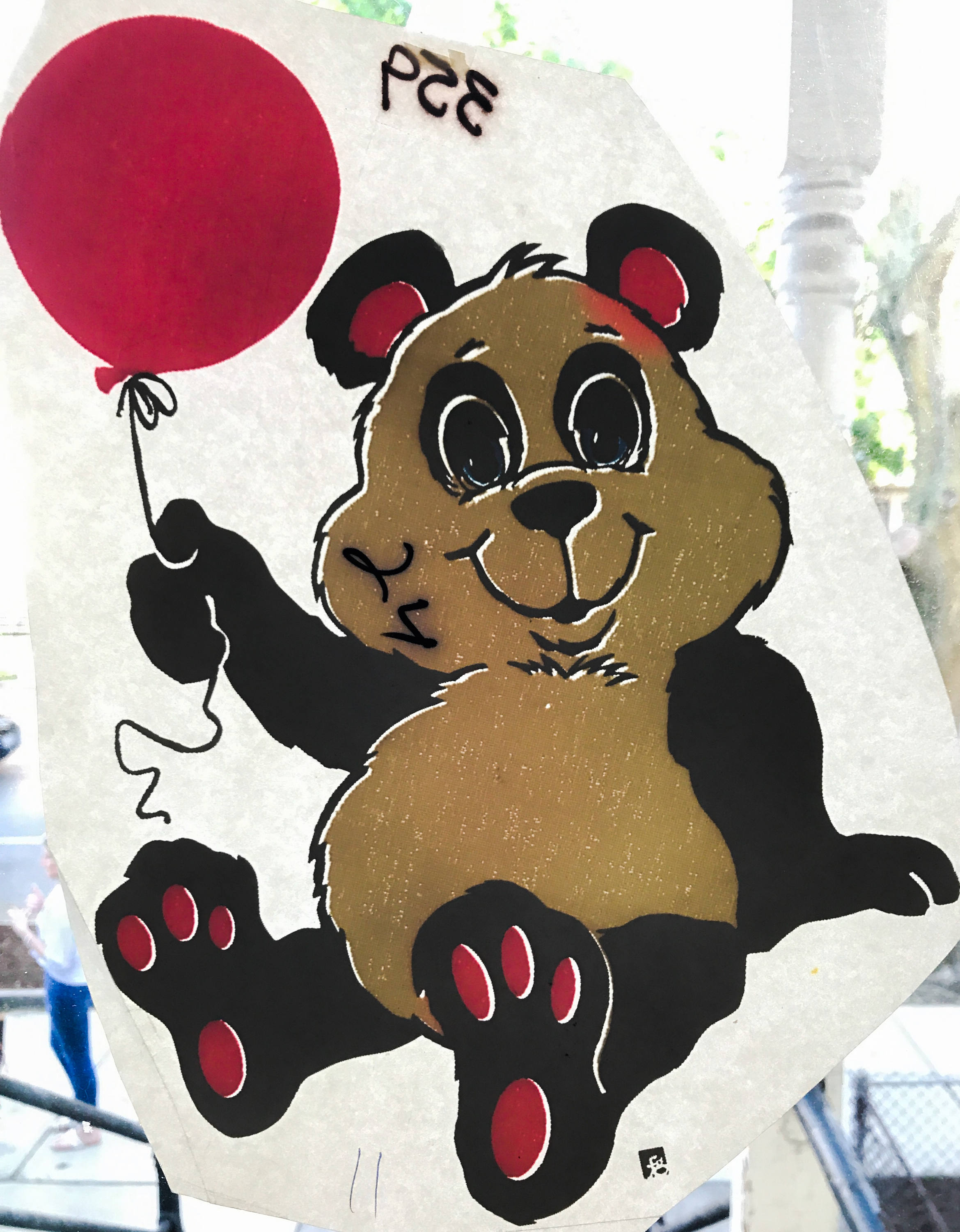 Panda and Balloon Vintage Iron on Heat Transfer - Etsy
