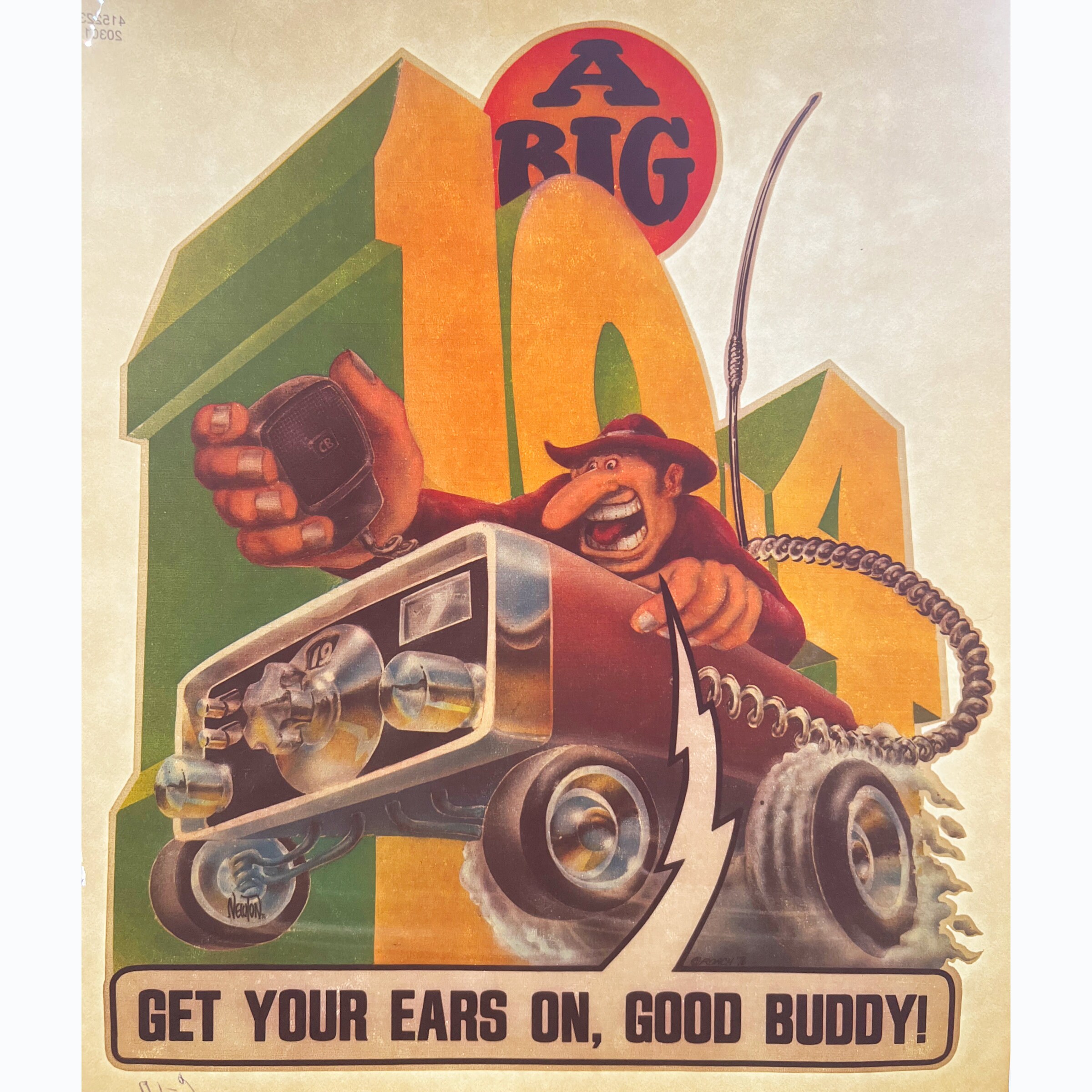 A Big 10-4 CB Radio Vintage Iron on Heat Transfer - Etsy