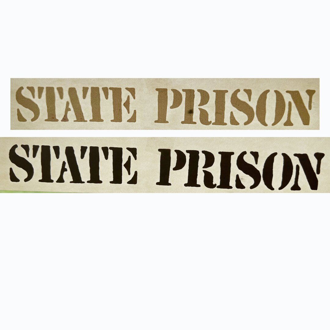 State Prison Vintage Iron on Heat Transfer - Etsy
