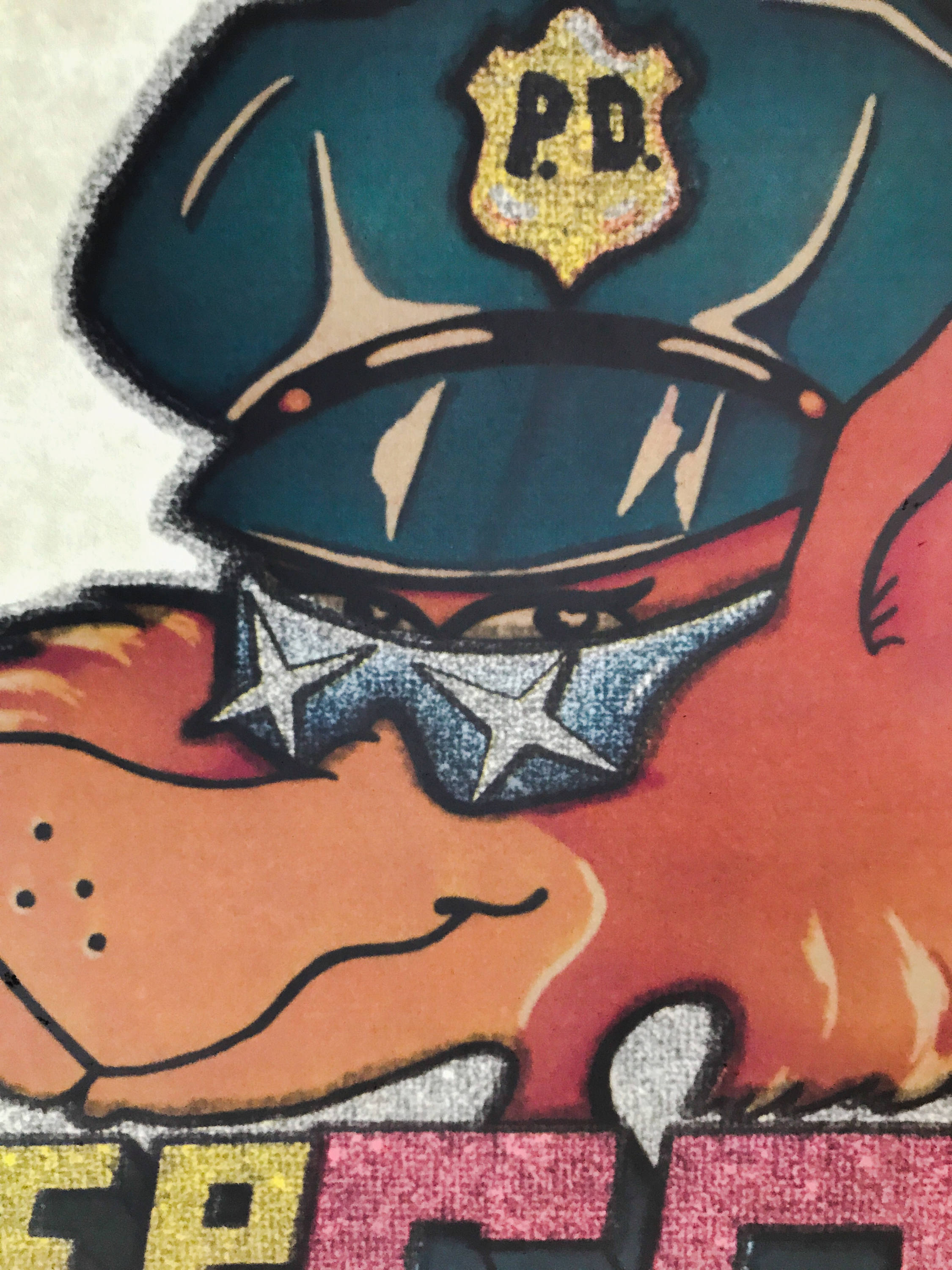 Feel Safe Tonight, Sleep With a Cop Vintage Glitter Iron on Heat ...