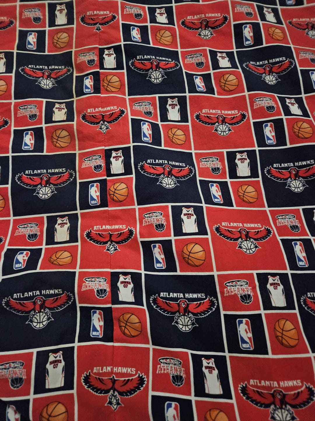 Atlanta Hawks Handmade Throw Blanket - Etsy