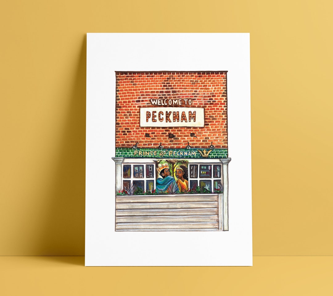 London Prints: the Prince of Peckham Pub // South London Peckham Print ...