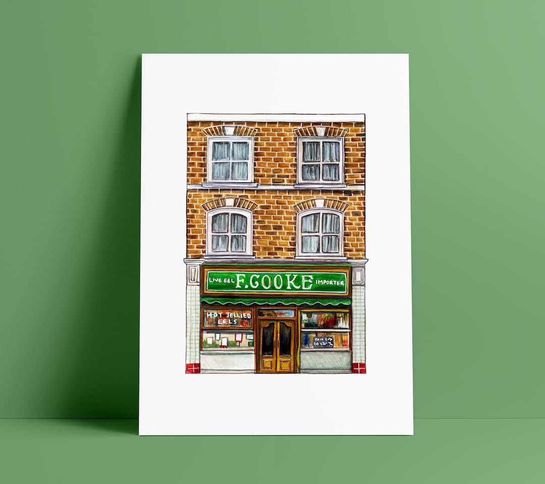 London Prints: F.cooke Pie and Mash Shop // Hackney Broadway Market ...