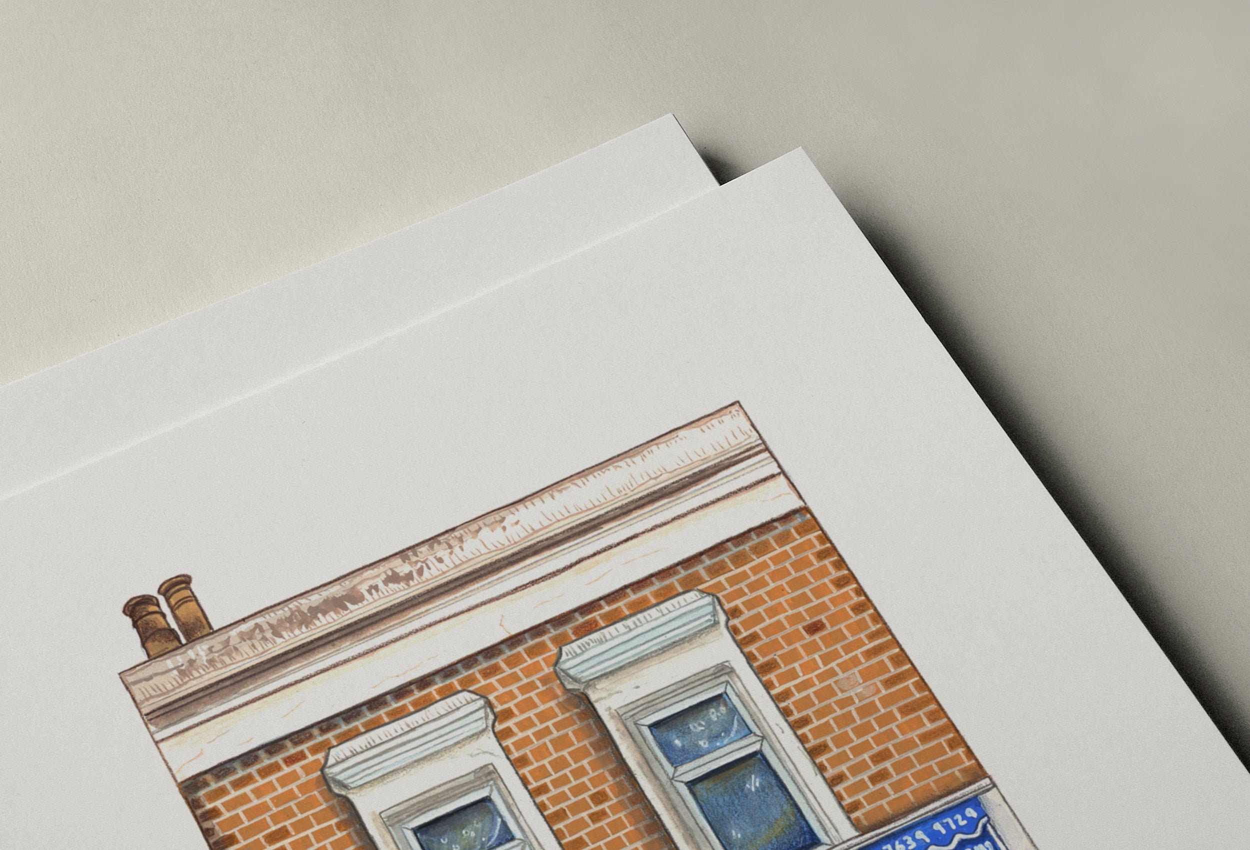 FC Soper Fishmonger Art Print, Nunhead, South London - Etsy