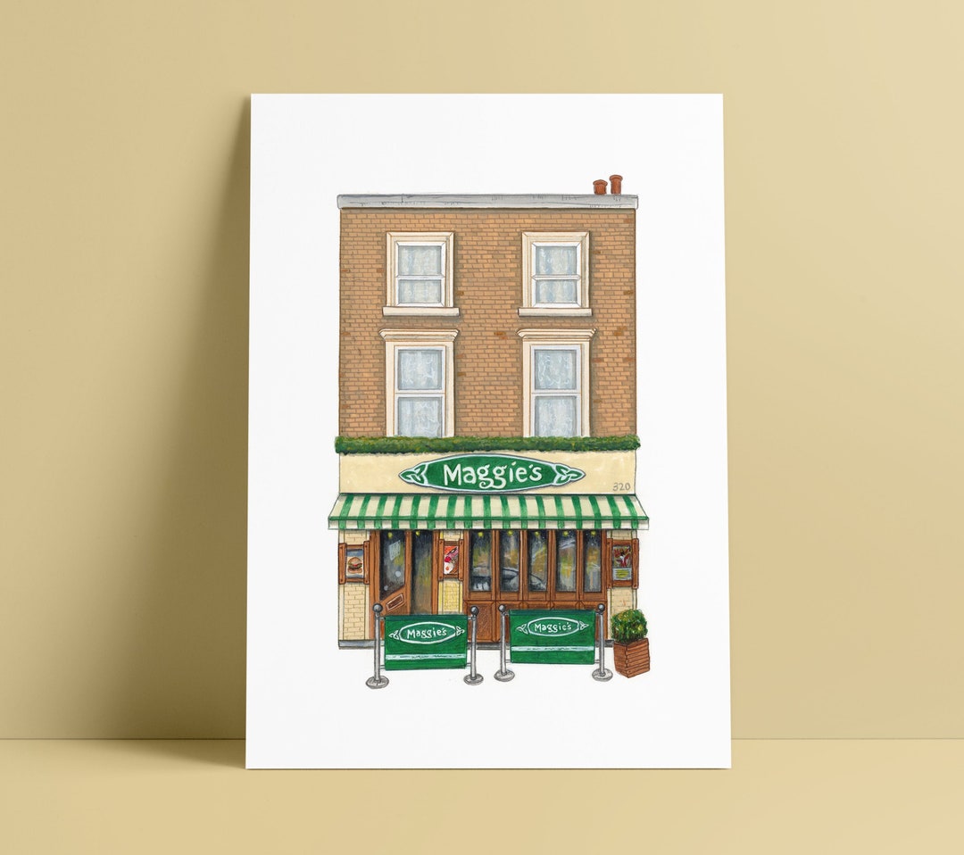 Maggies Cafe Art Print, Lewisham, South London - Etsy UK