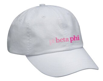 Small Single Straight Arrow Baseball Cap Pi Beta Phi - Etsy
