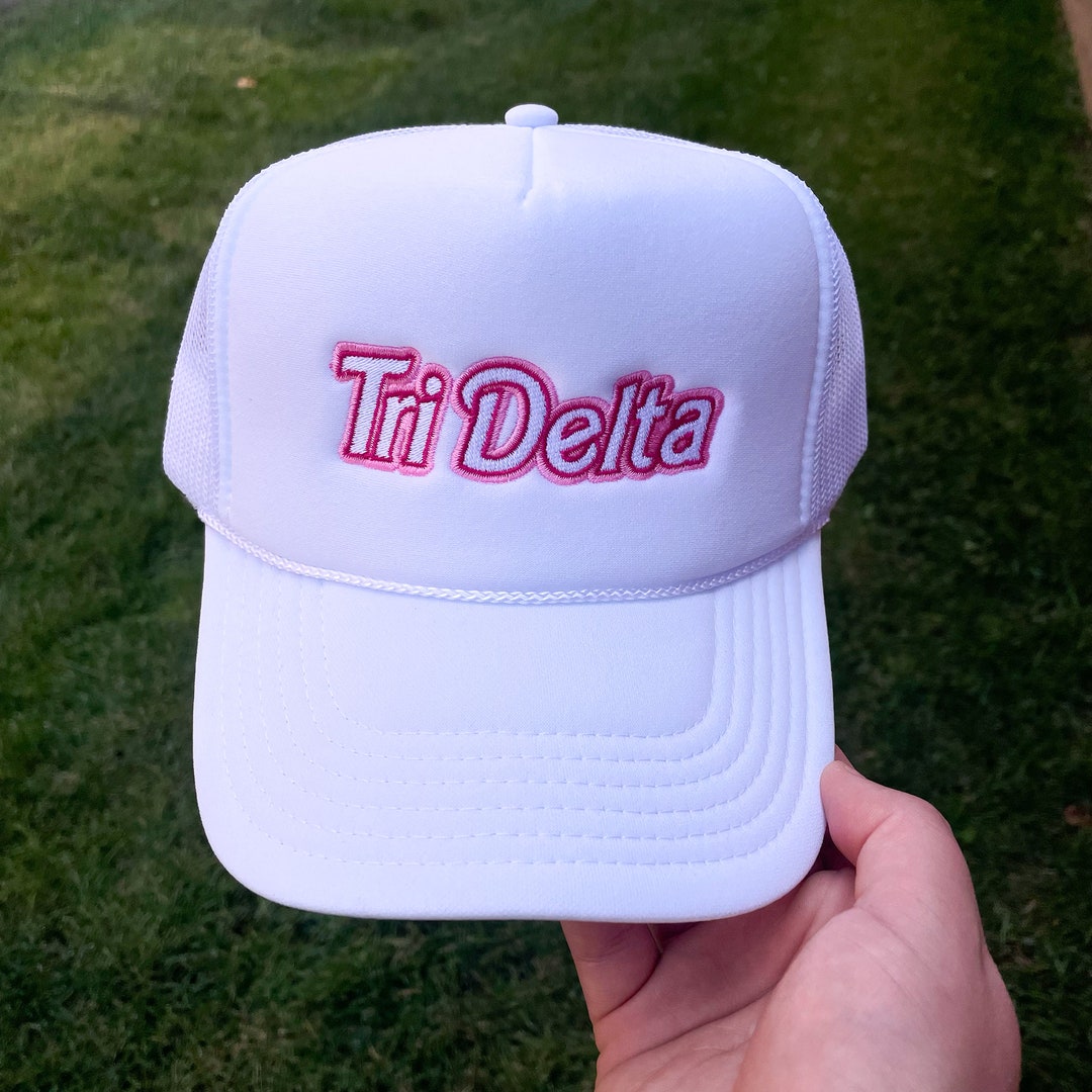 Delta Delta Delta Malibu Trucker Hat - Tri Delta, Embroidered Sorority ...