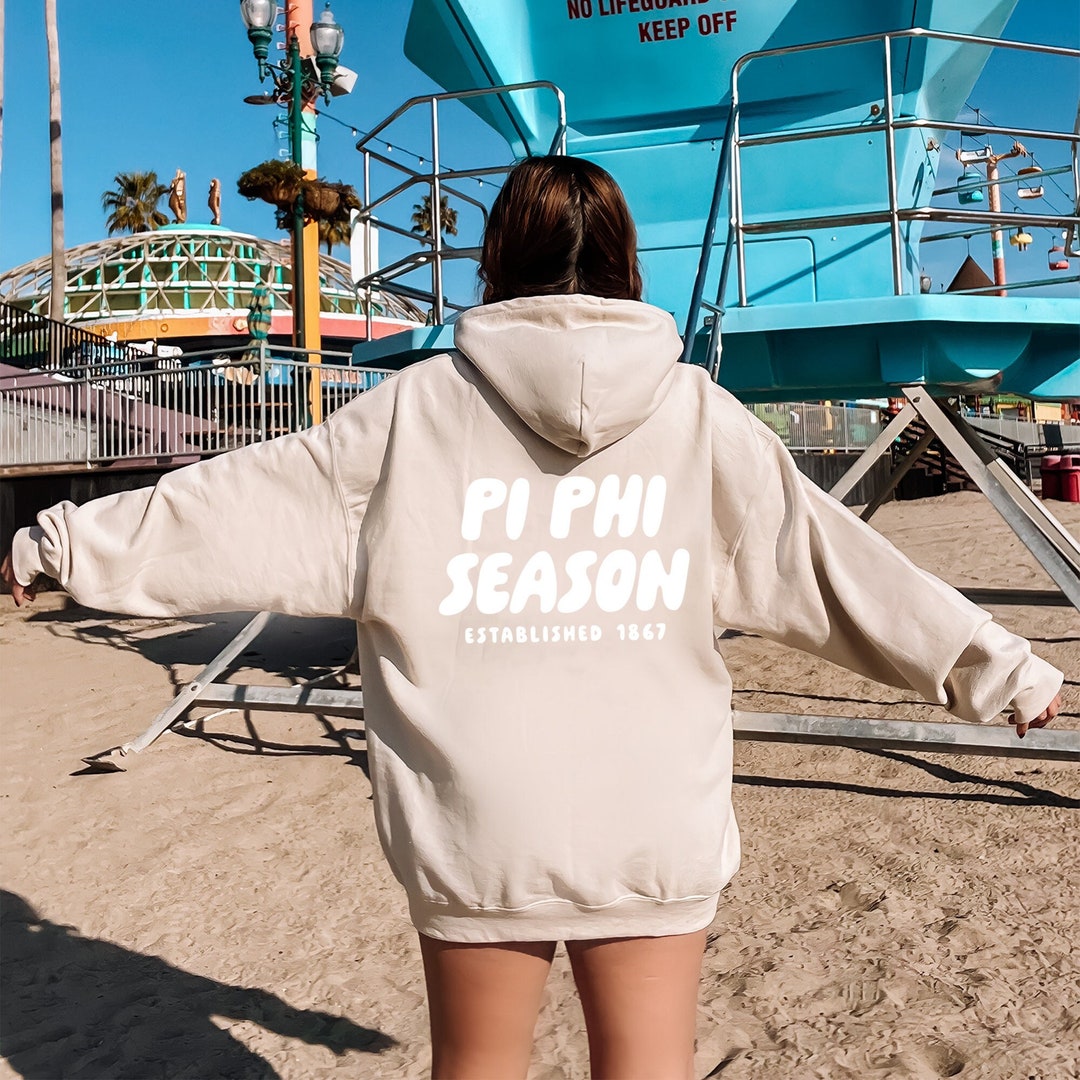 Pi Beta Phi so Foxy Tan Hoodie Pi Phi Season - Etsy
