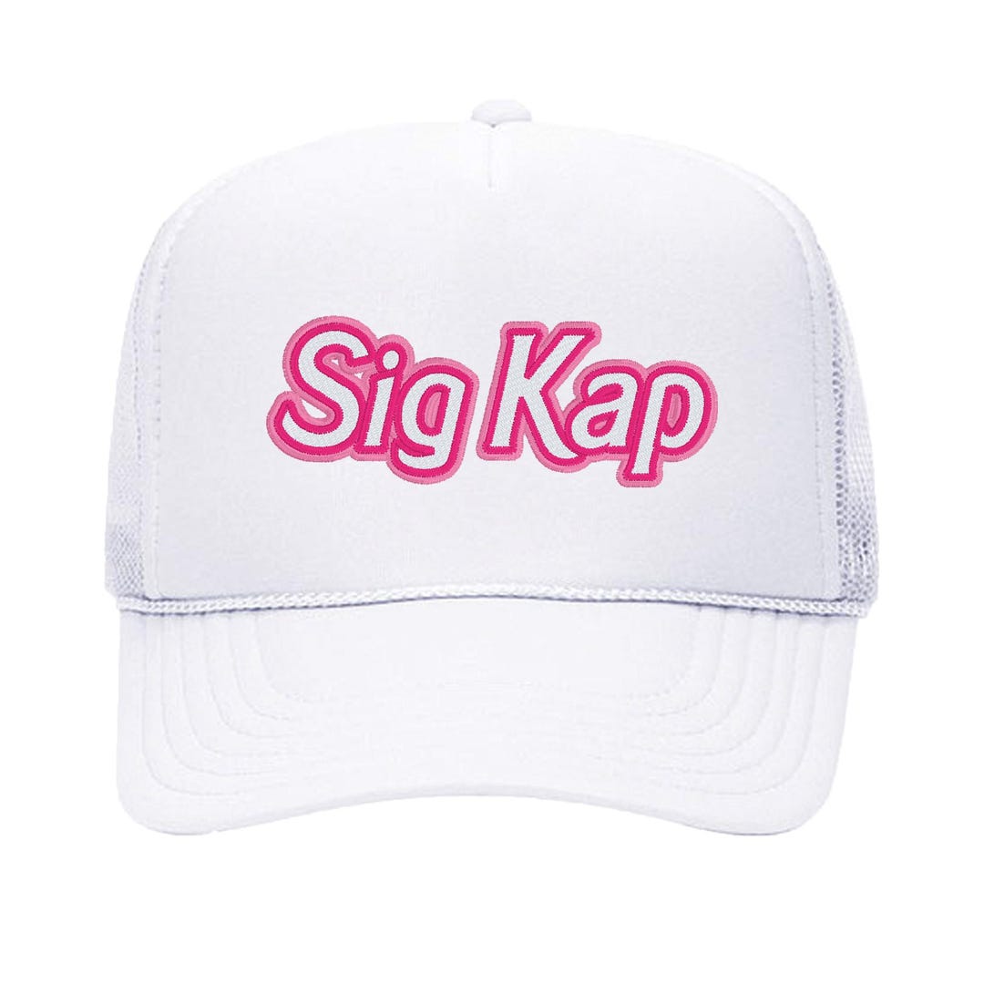 Sigma Kappa Malibu Trucker Hat - Sig Kap, Embroidered Sorority Hat, Big ...