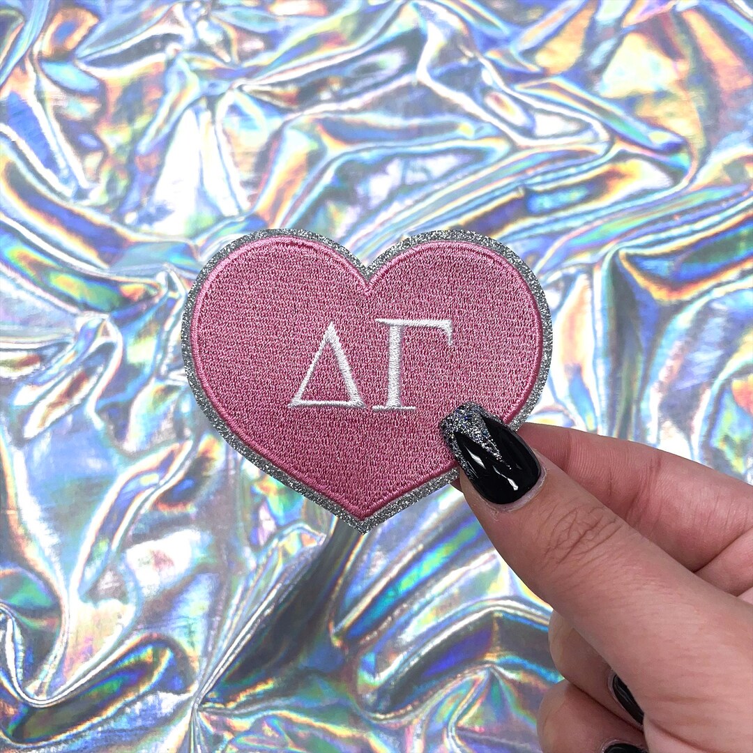 Delta Gamma Heart Sorority Patch - Etsy