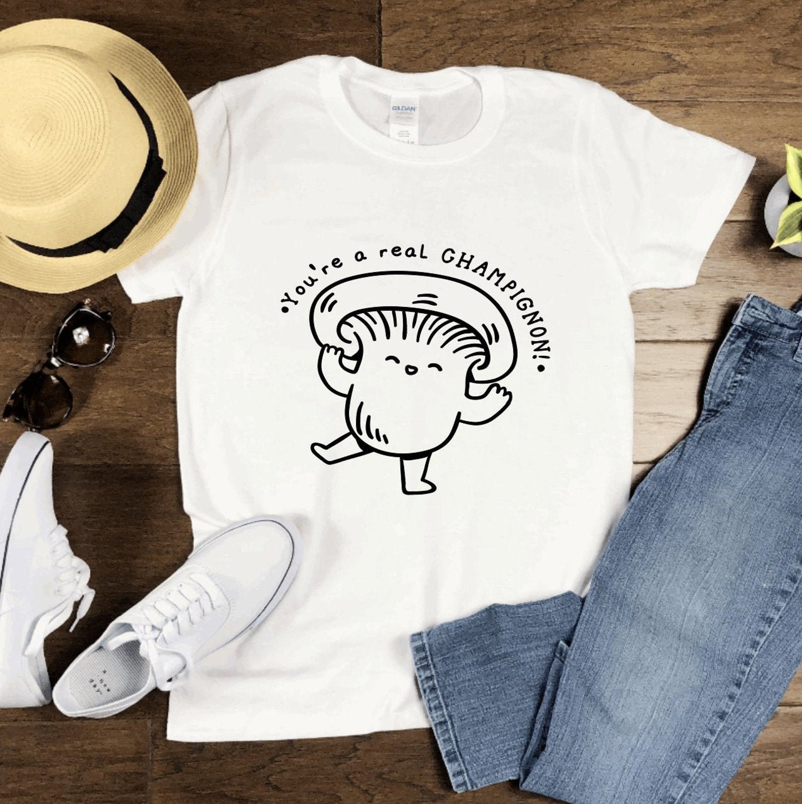 You're A Real Champignon T Shirt / Birthday Gift/ Mother's Day T Shirt ...