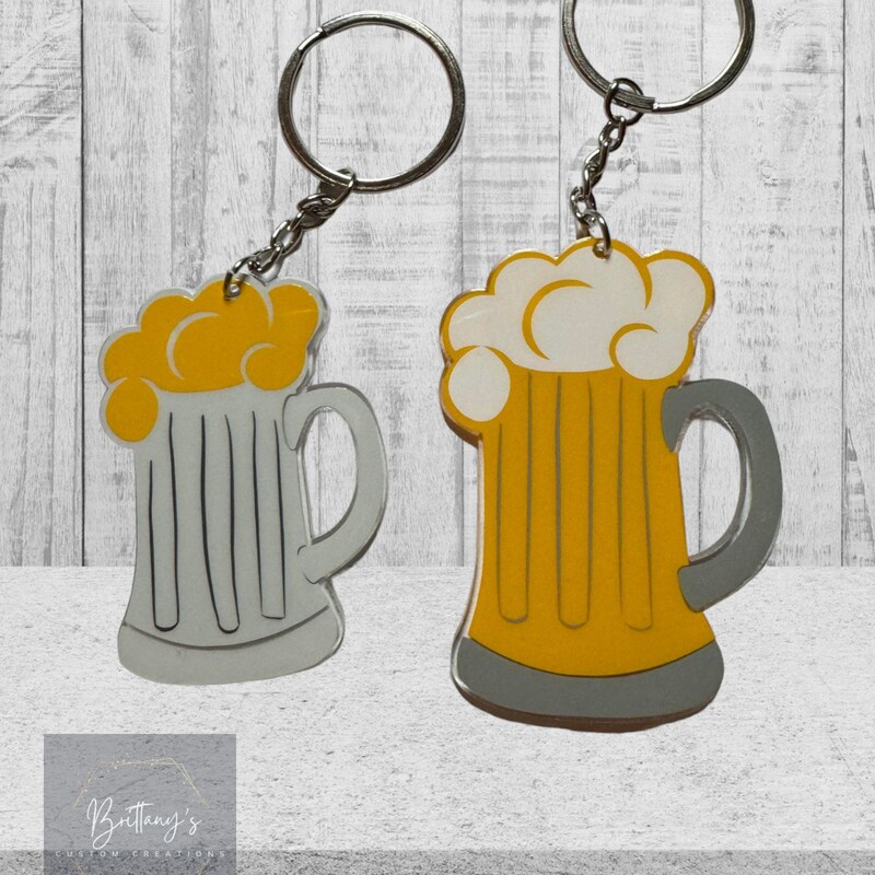 Beer Keychain - Etsy