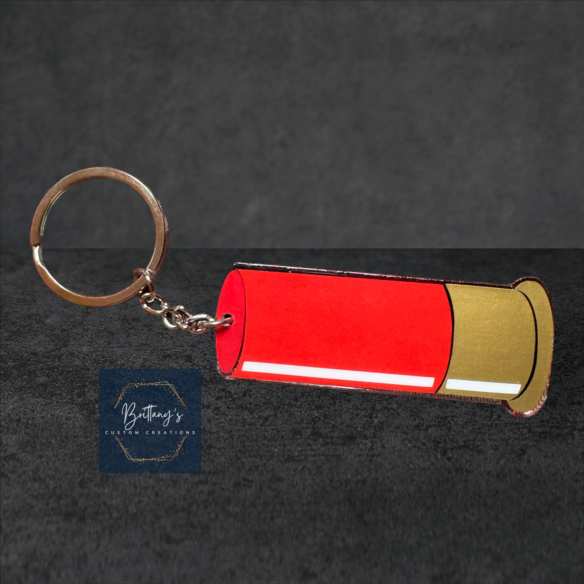 Shotgun Shell Keychain Ammunition Keychain Hunting Keychain - Etsy
