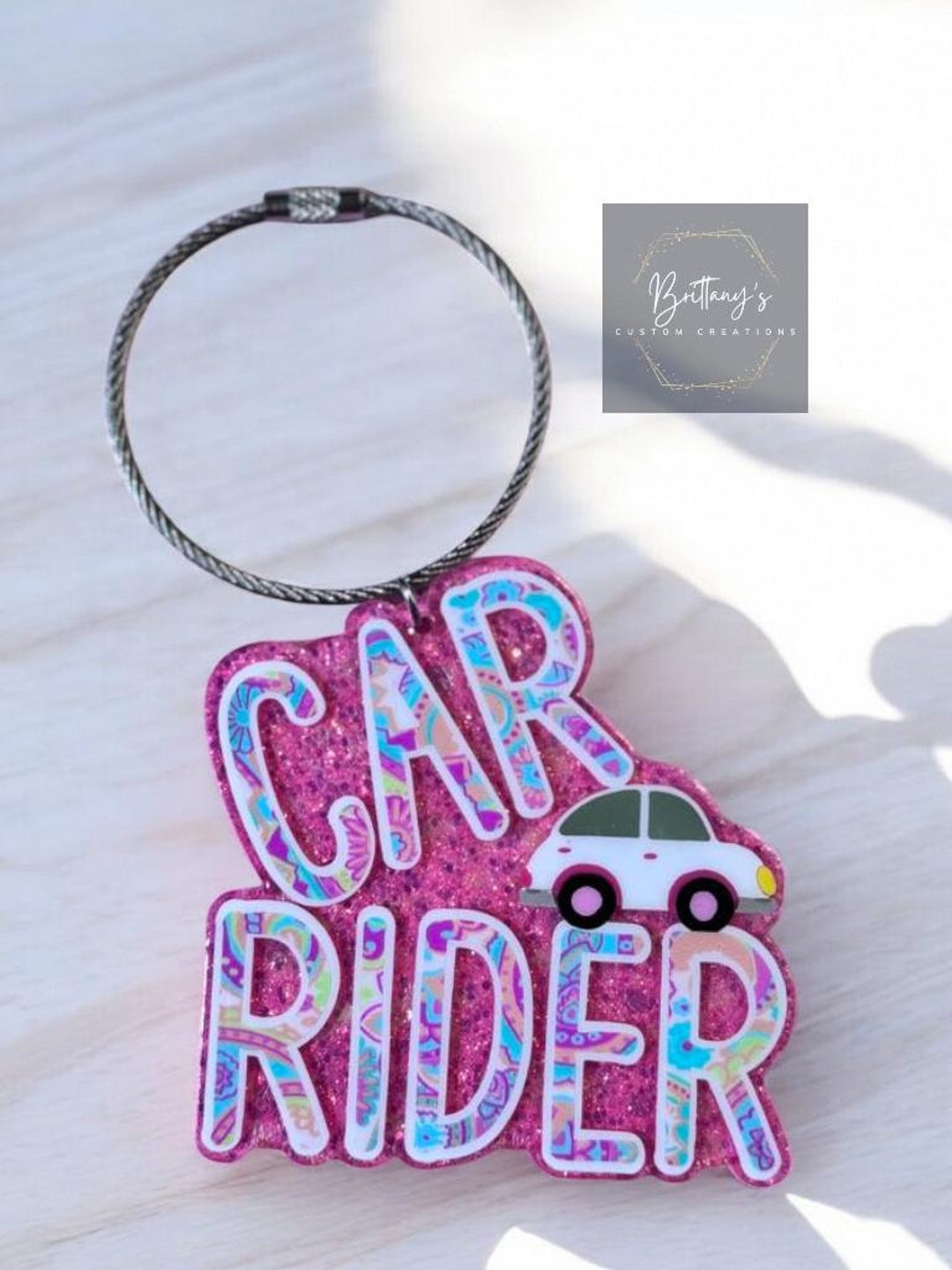 Car Rider Backpack Tag | Bag Tag | School Bag Tag | Car Rider | Car ...