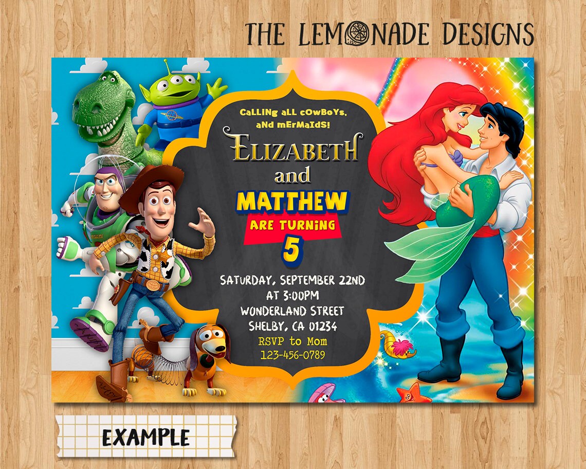 Custom Birthday Invitation, Personalized Invitation, Digital Invitation ...