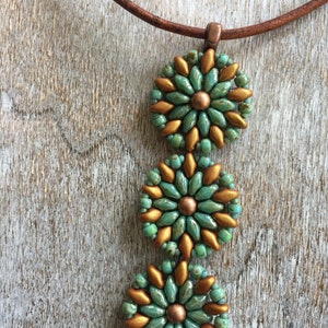 Triple Pinwheel Pendant Necklace - Etsy