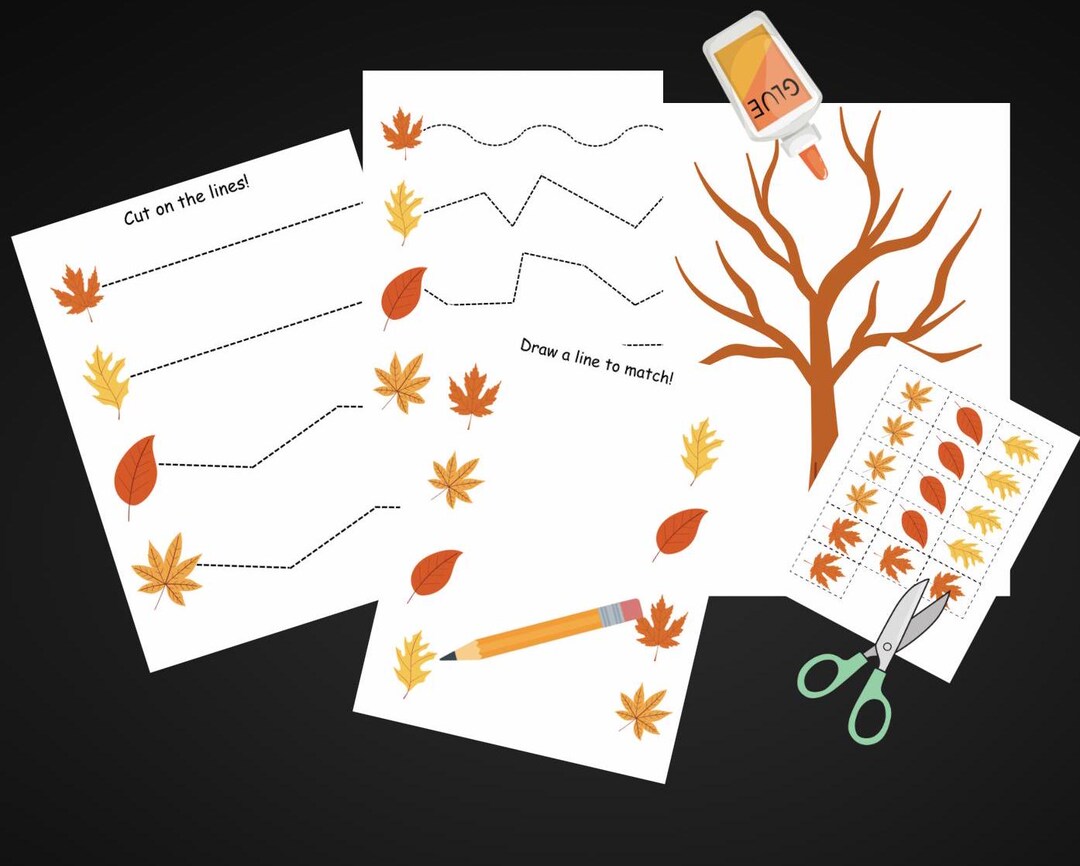 Fall Fine Motor Packet PDF - Etsy