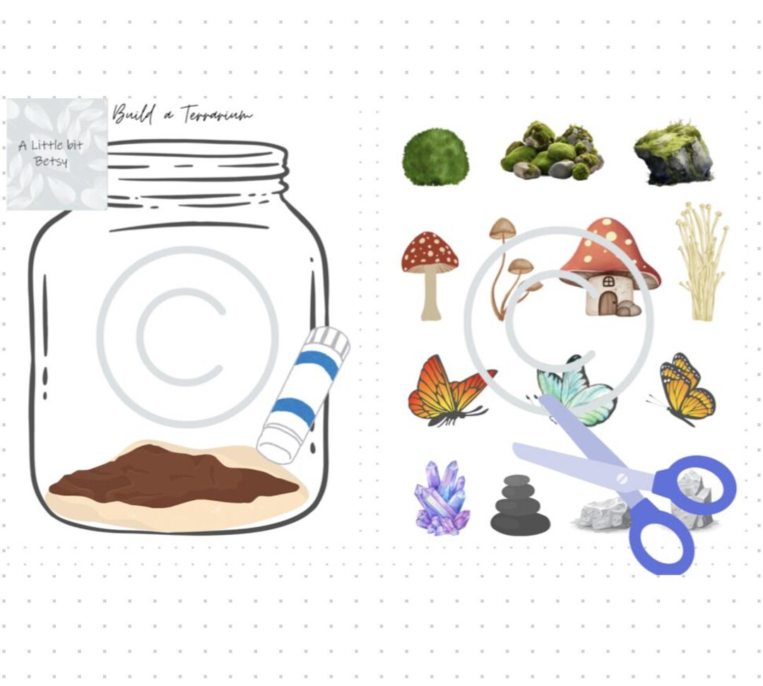 Build a Terrarium PDF - Etsy