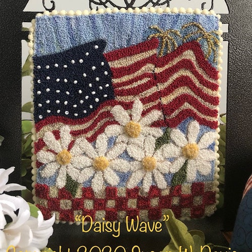 Punch Needle Art DIGITAL Download Epattern Daisy Wave 3 - Etsy