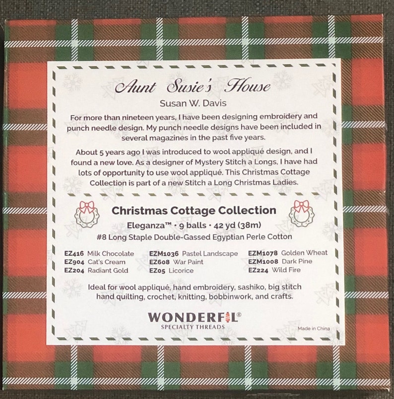 Special Thread Box, Christmas Cottage Block 4, Christmas Ladies Mystery ...