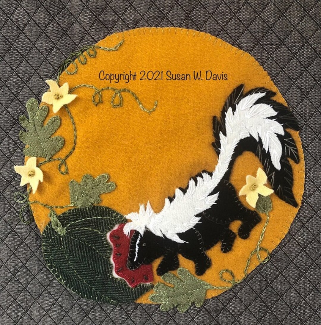 Wild and Wonderful, Skunk and Watermelon, Block 1, Under the Harvest ...